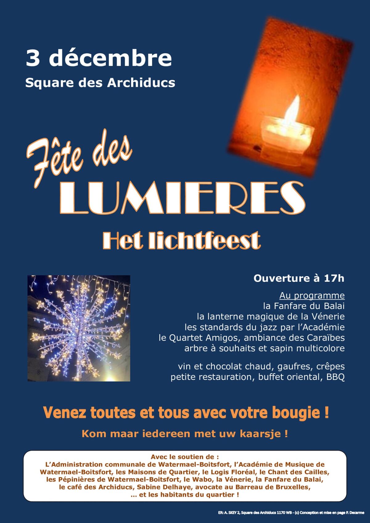 Fête des lumières | Le Logis-Floréal